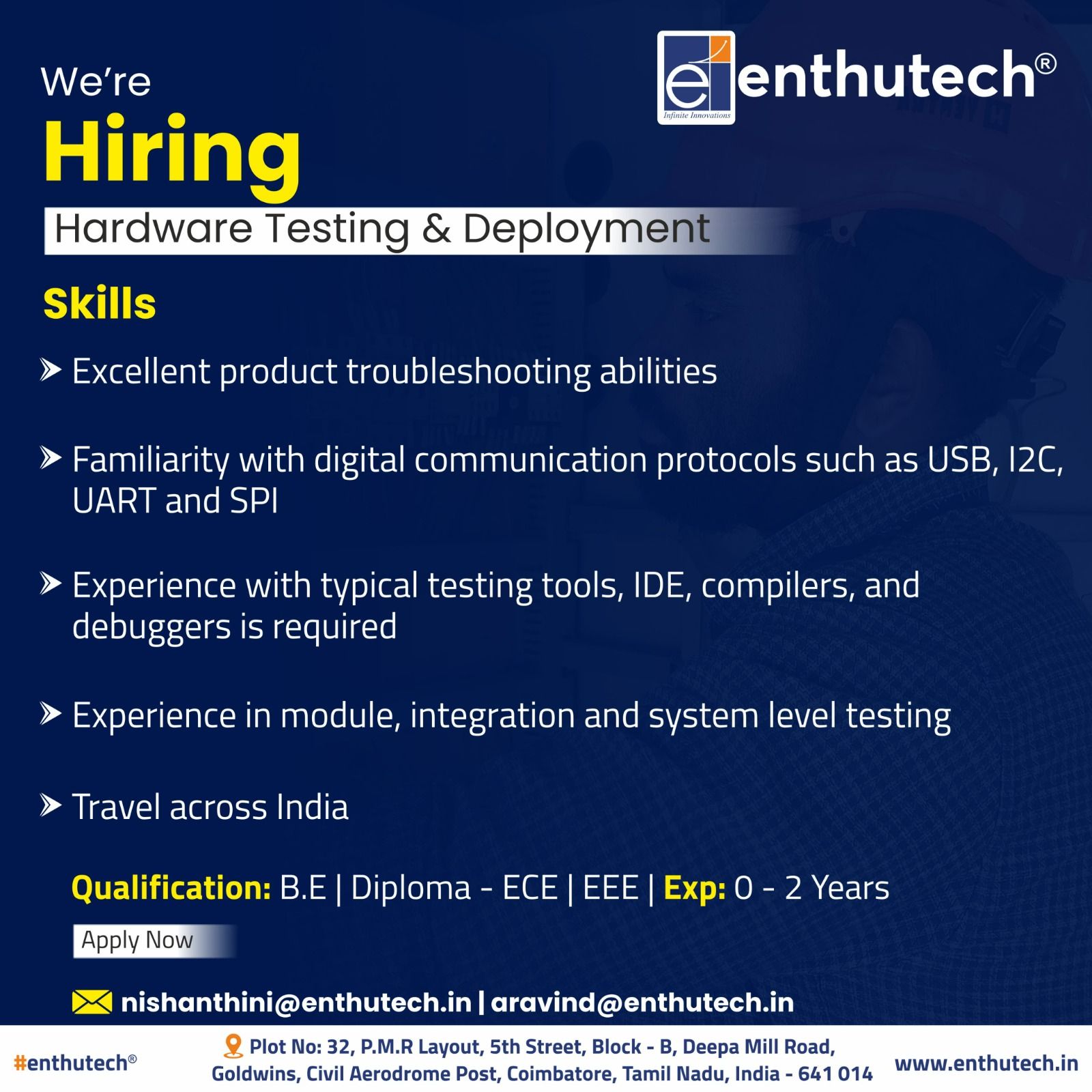 Careers | Enthu Technology Enthu Technology