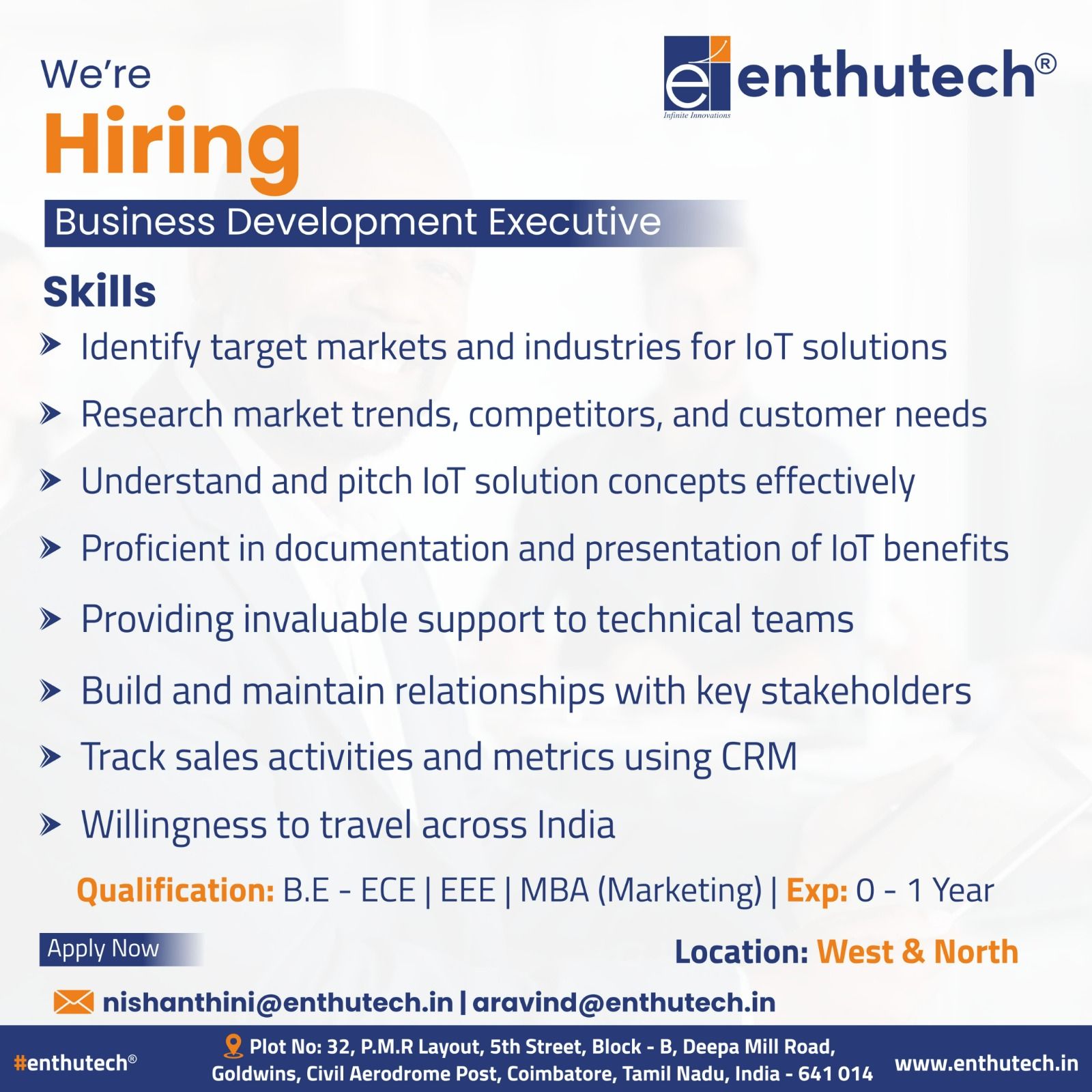 Careers | Enthu Technology Enthu Technology